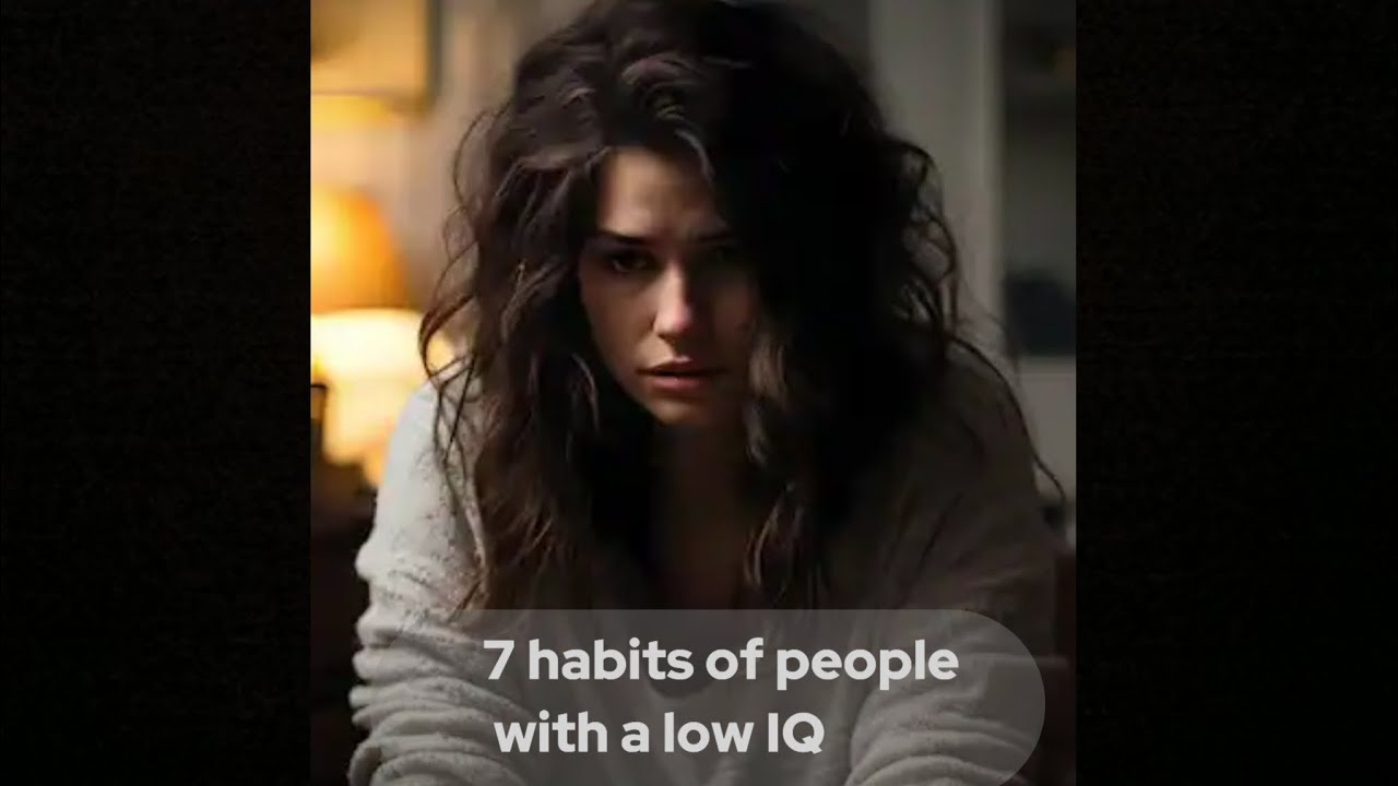 7 habits of people with a low IQ | Behavioral patterns ...