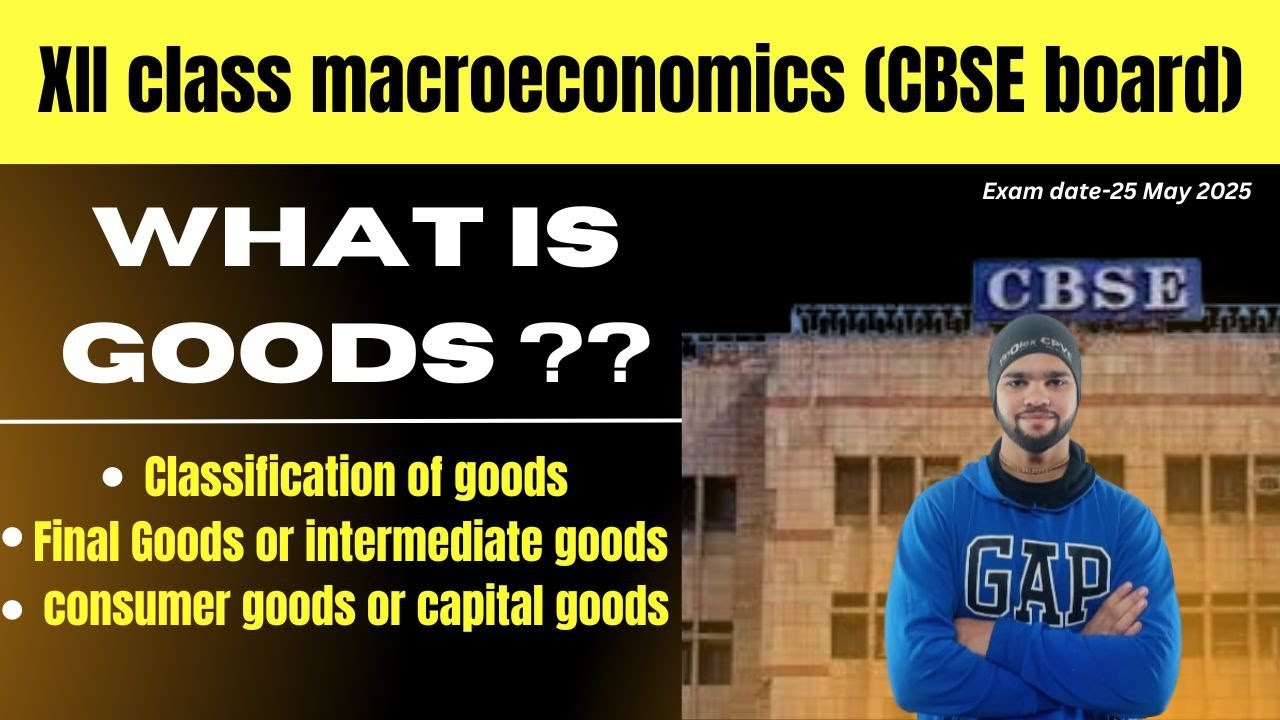 What is goods ?? Classification of goods | final goods | intermediate ...