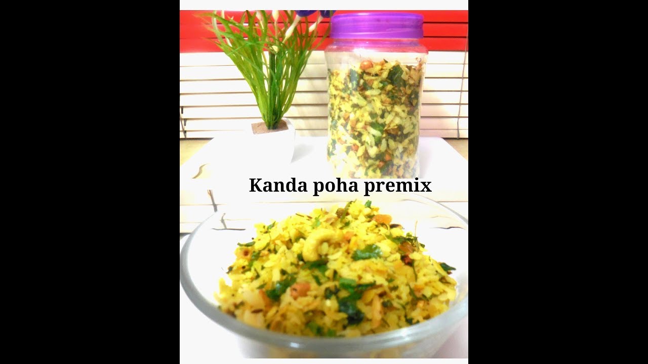 Kanda poha premix recipe/instant chidwa ready made mix you tube video ...