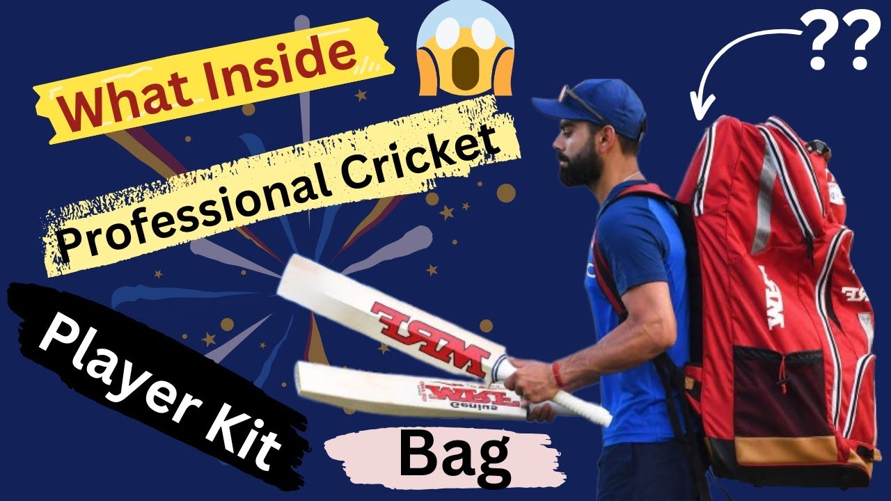 What Inside Professional Cricket Player Kit Bag?? | National Player Ko ...