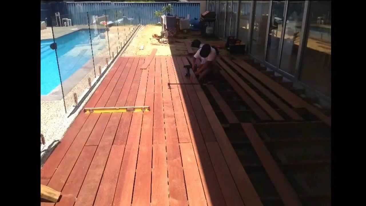 Merbau installation done at Shenton Park Perth - YouTube