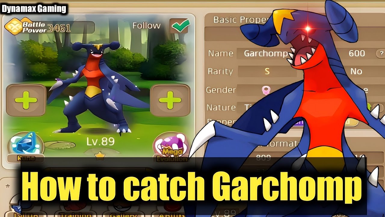 How to catch Cynthia Garchomp🔥with best moves, ability, nature, rune ...