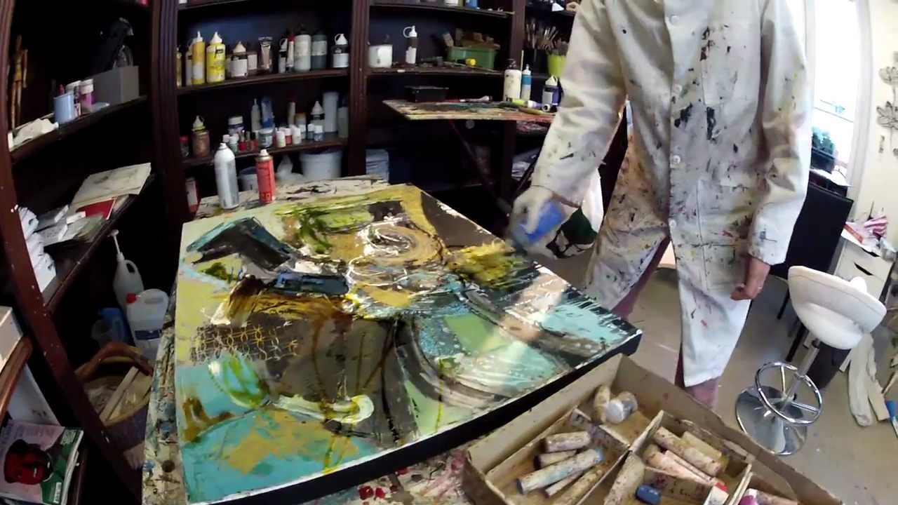 Carine HAYOT - Atelier Artiste Peintre.mp4 - YouTube