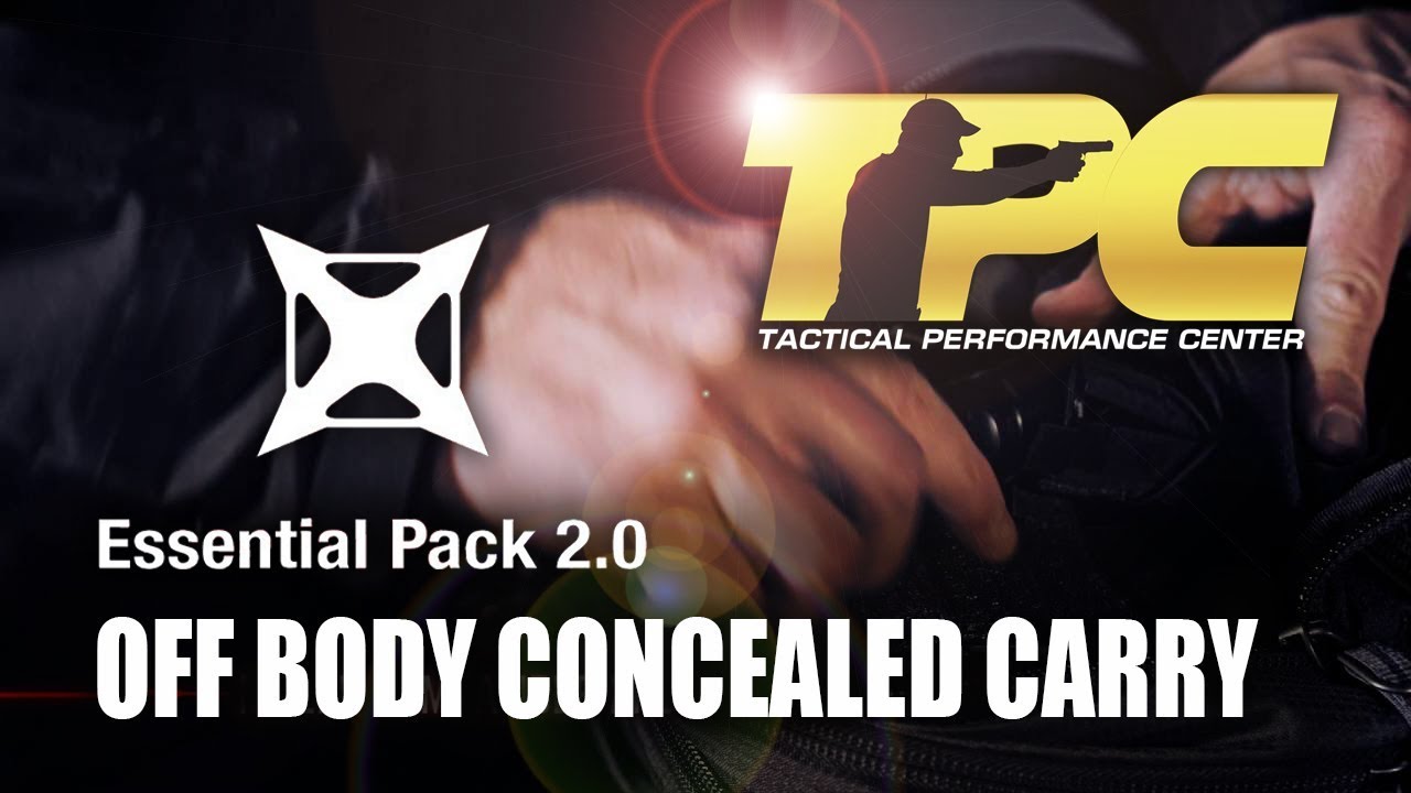 Off Body Concealed Handgun Carry. Vertx Essential 2.0 Bag Review - YouTube