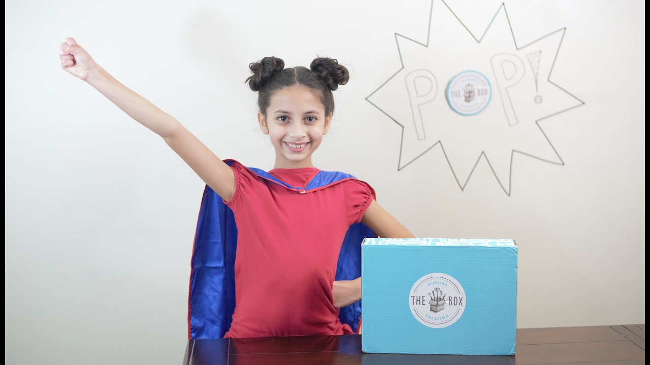 OUTSIDE THE BOX CREATION ART KIT JANUARY UNBOXING - YouTube