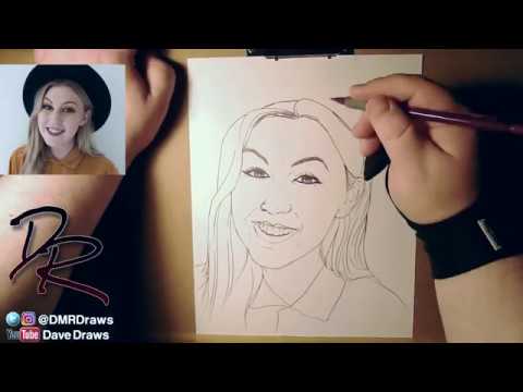 Éadaoin Fitzmaurice - Portrait Drawing - YouTube