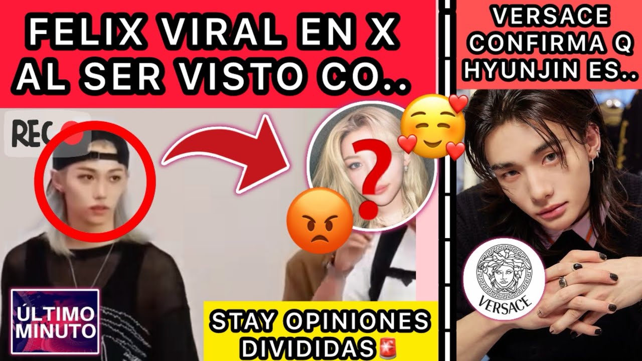 ESCÁNDALO🔴FELIX VIRAL EN REDES AL SER VISTO CO..😱🥰/VERSACE CONFIRMA Q ...