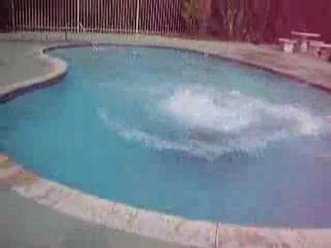 jump off house to pool - YouTube