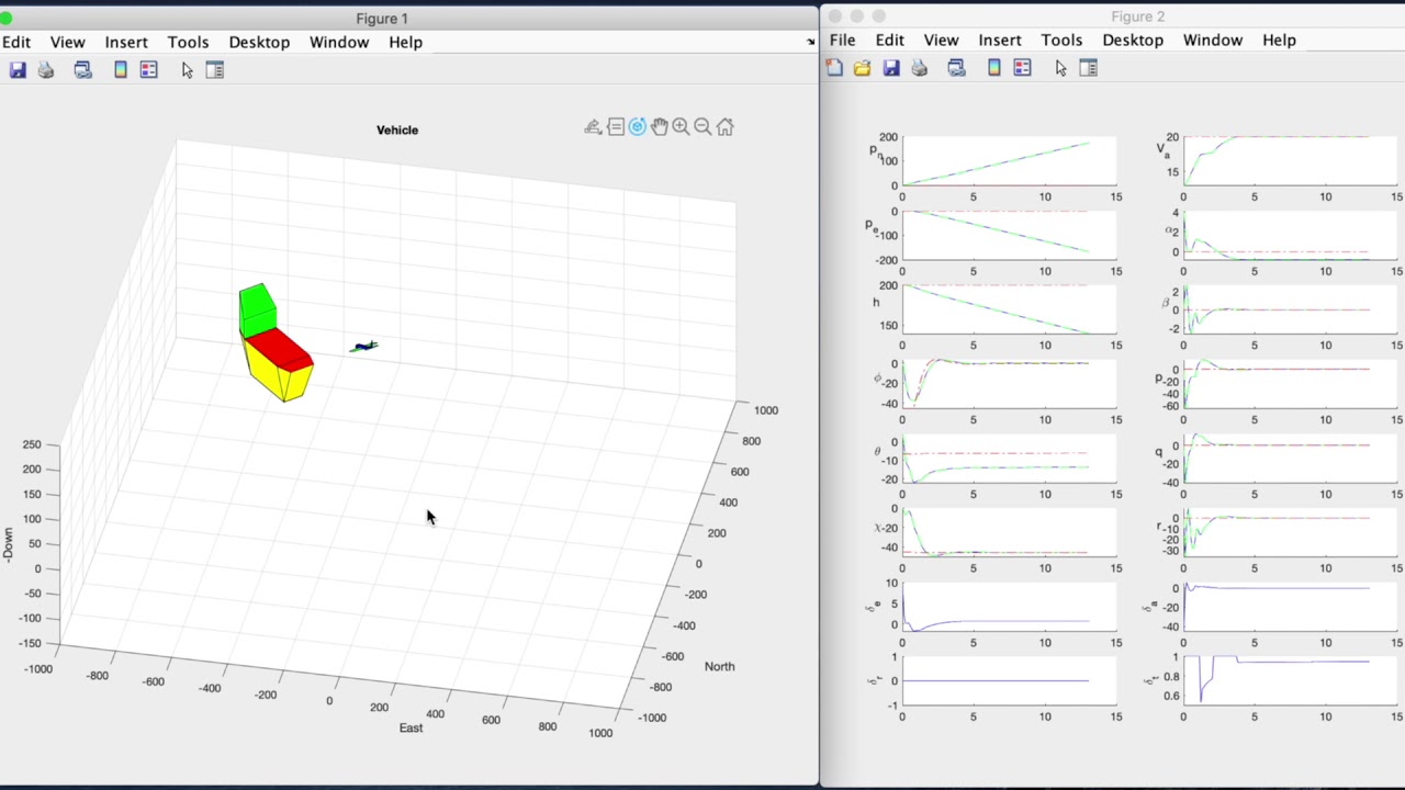 FW UAV landing using pursuit guidance - YouTube