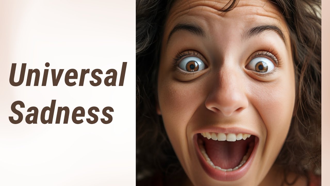 Sadness: The Universal Facial Expression - YouTube