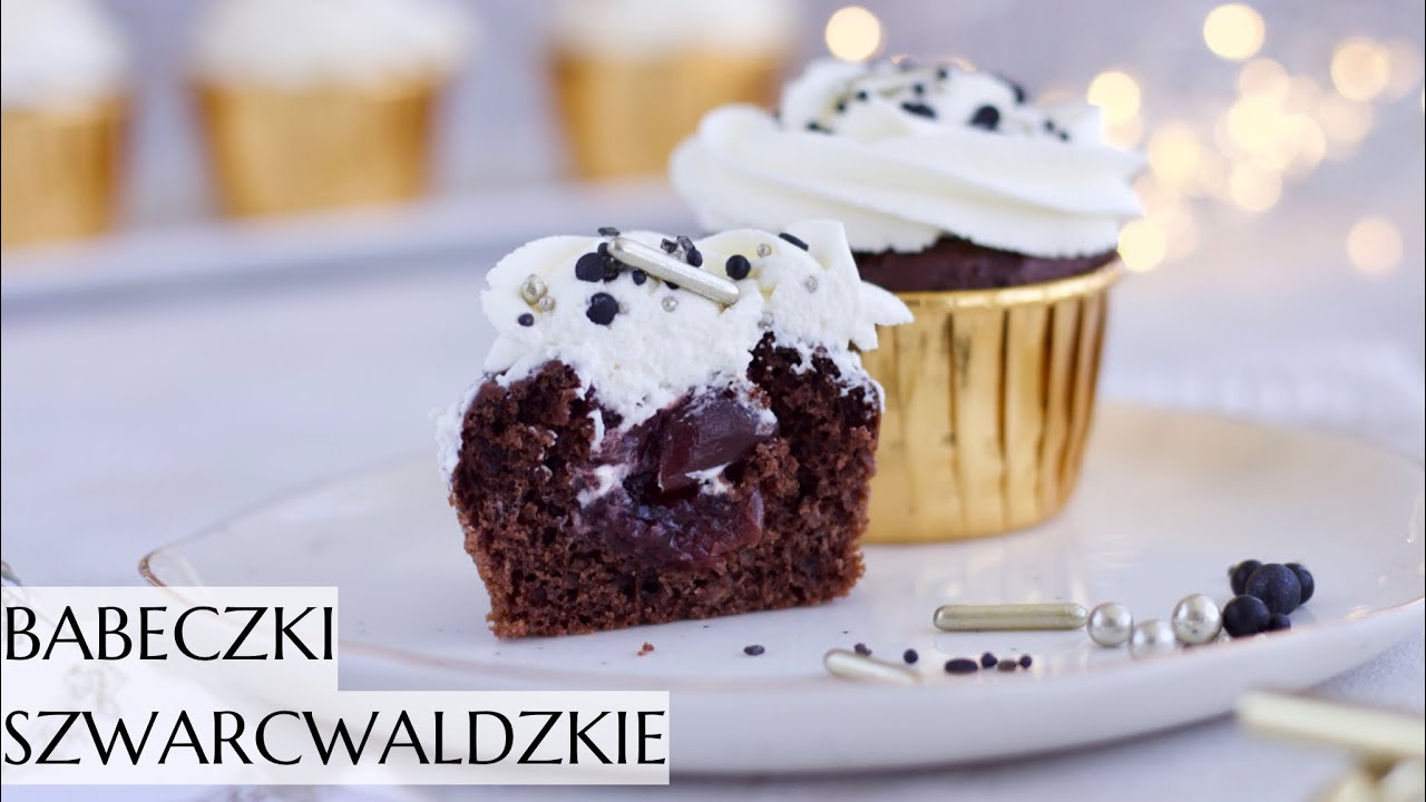 Babeczki szwarcwaldzkie - YouTube