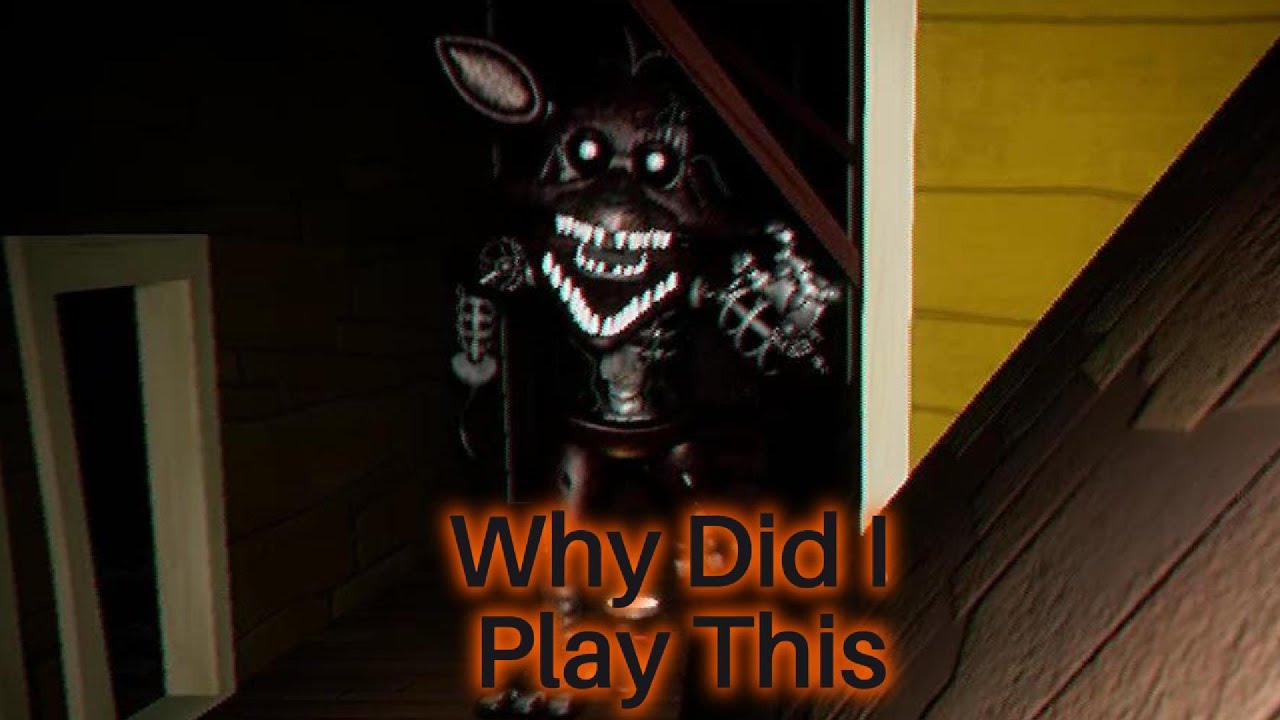 I Regret Playing The Ignited Foxy Mod. Hello Neighbor - YouTube