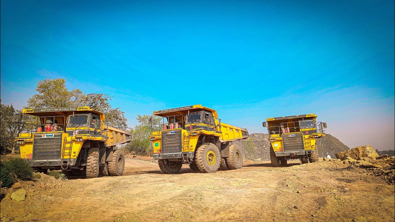 Monster Dumper loading Beml machine BE1000-1 jcb #Monster #dumper #Jcb ...