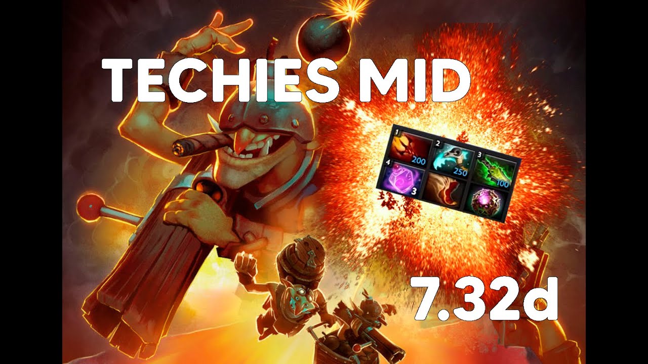 Techies VS IMBA héroes, EXPLOTEN! - Dota 2 - 7.32d - YouTube