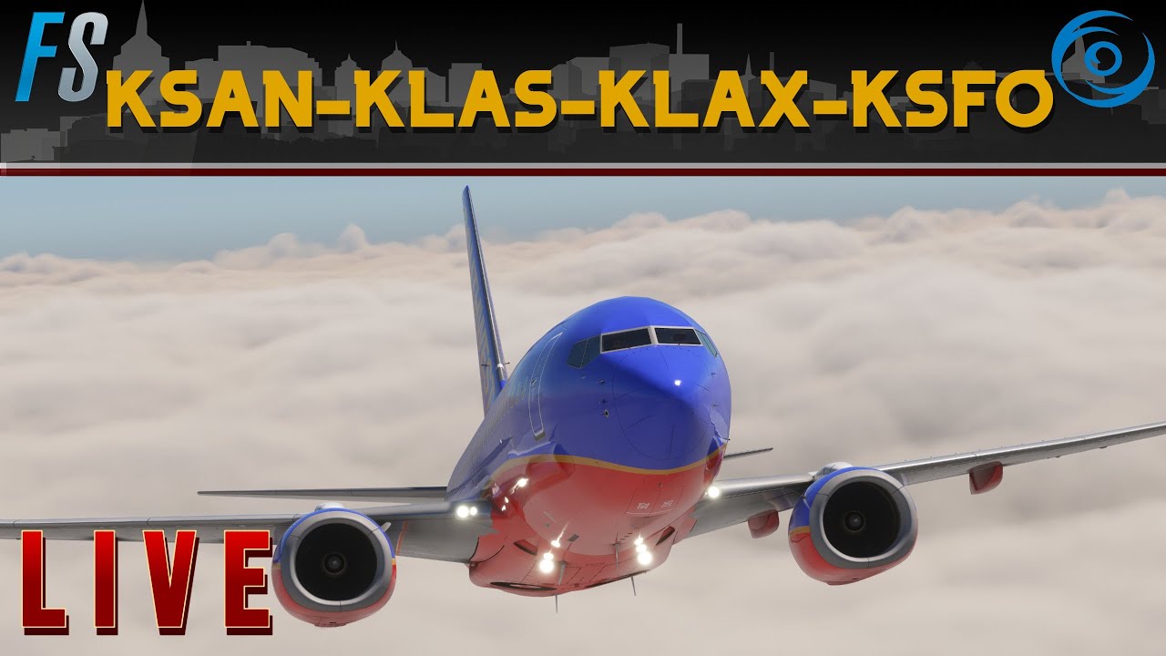 West coast hoppin' || SouthWest 737-700 || #msfs2020 SU15 Beta - YouTube
