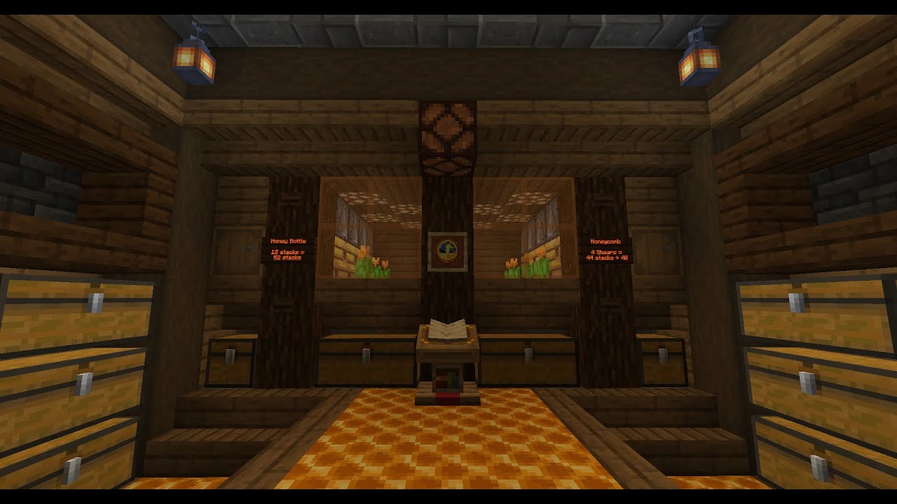 How I Built my Bee Farm. (Java 1.18.2) - YouTube