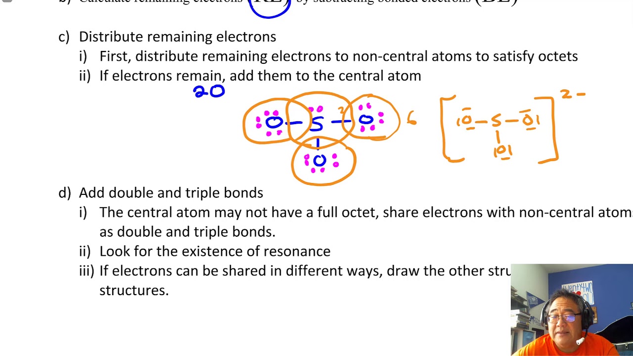 chapter 10 Lewis structures by counting electrons - YouTube