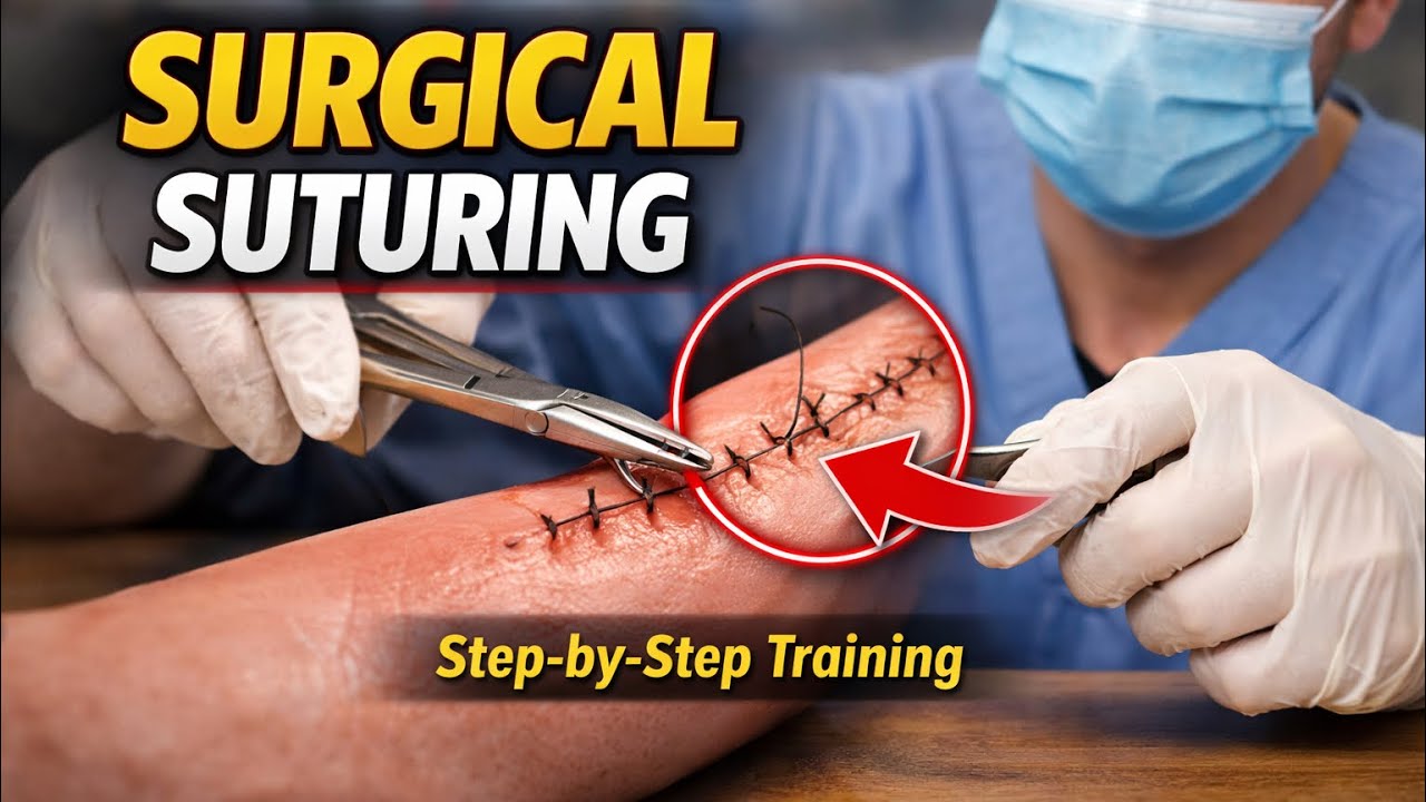 🔥 Vertical Mattress Suture | Step-by-Step Surgical Tutorial 🔥 - YouTube