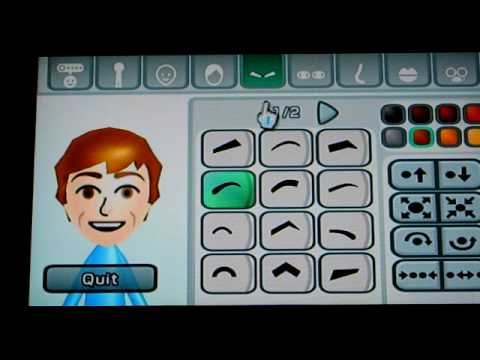Mii creation FRED - YouTube
