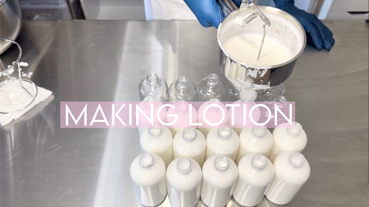 Making Lotion From Scratch - YouTube