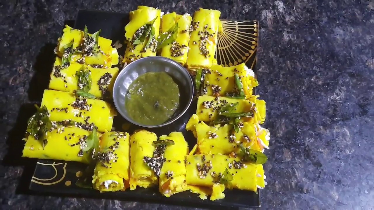 Stuffed khandvi...bilkul asli wala swaad - YouTube