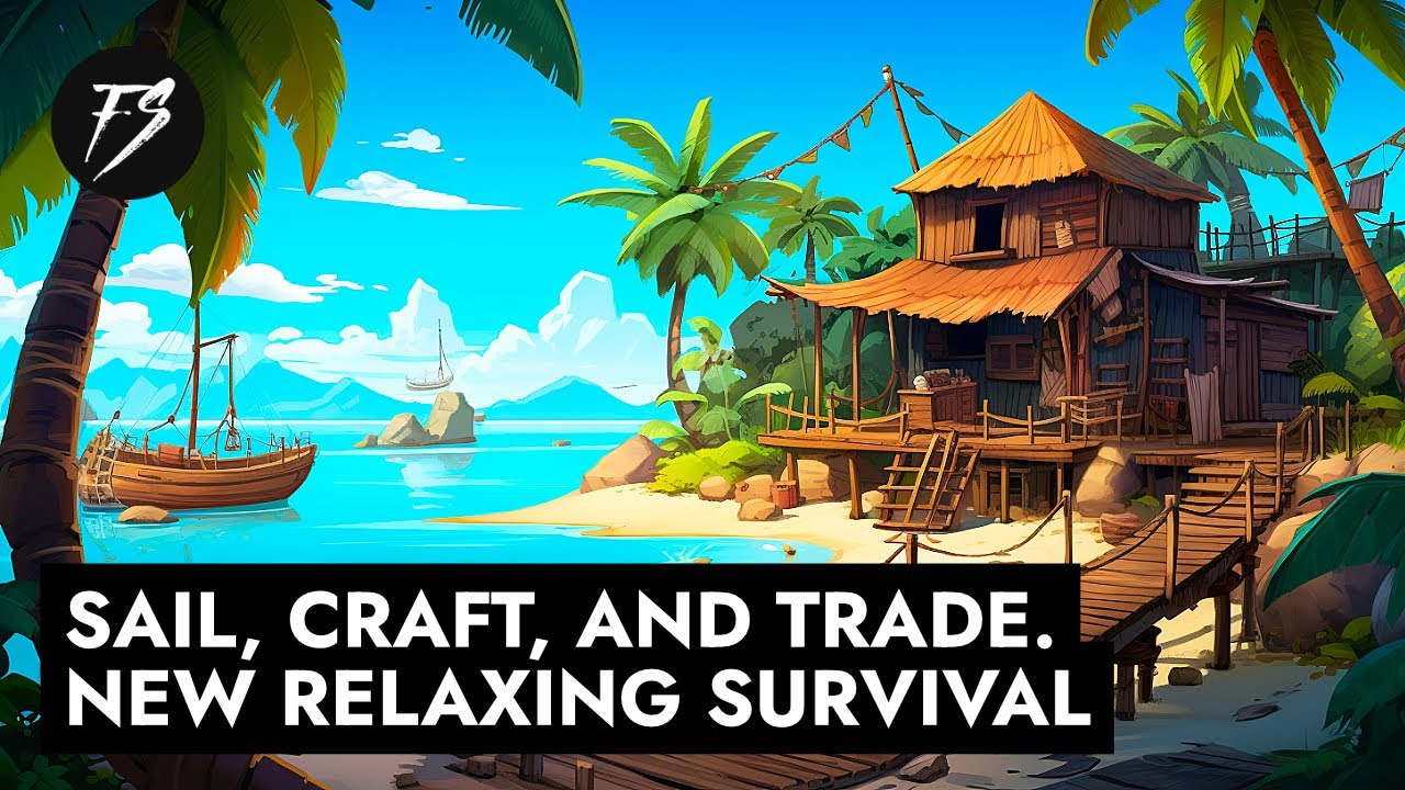 NEW Relaxing Island Crafting Survival Game | East Wind Gameplay - YouTube