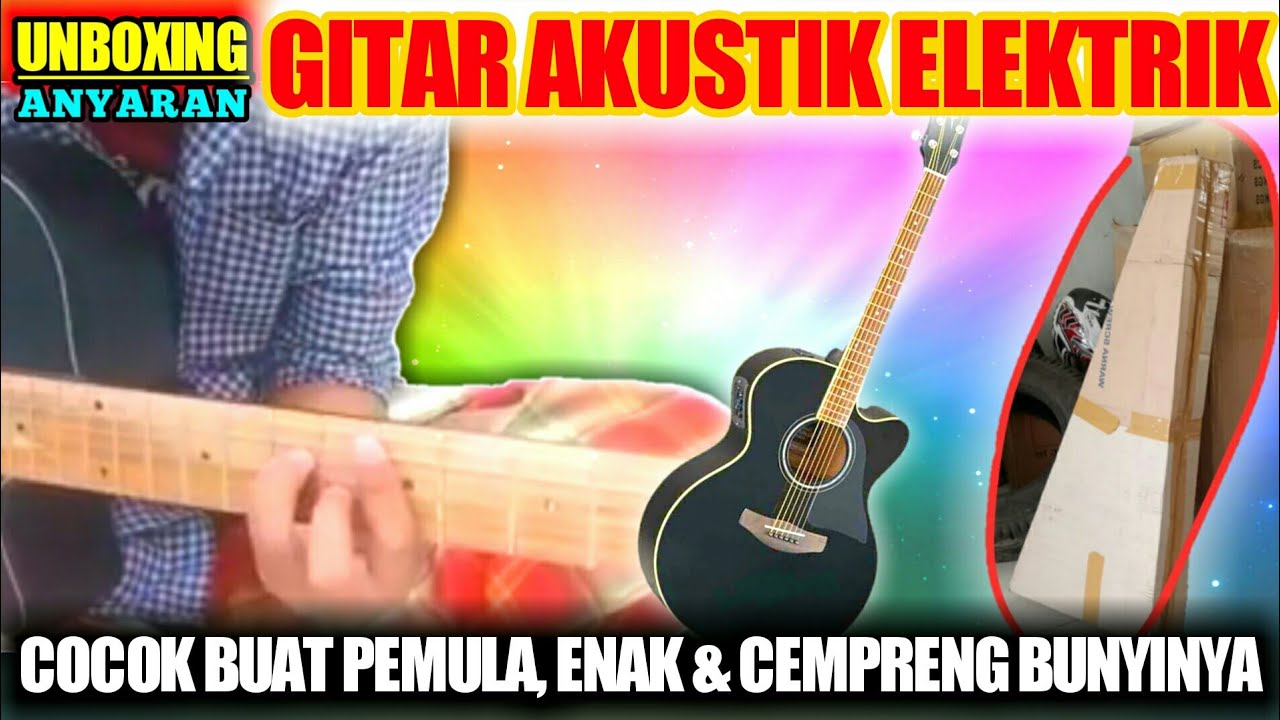 UNBOXING _ Gitar Akustik Elektrik _ YAMAHA FG310 || MURAH... Hanya 300 ...