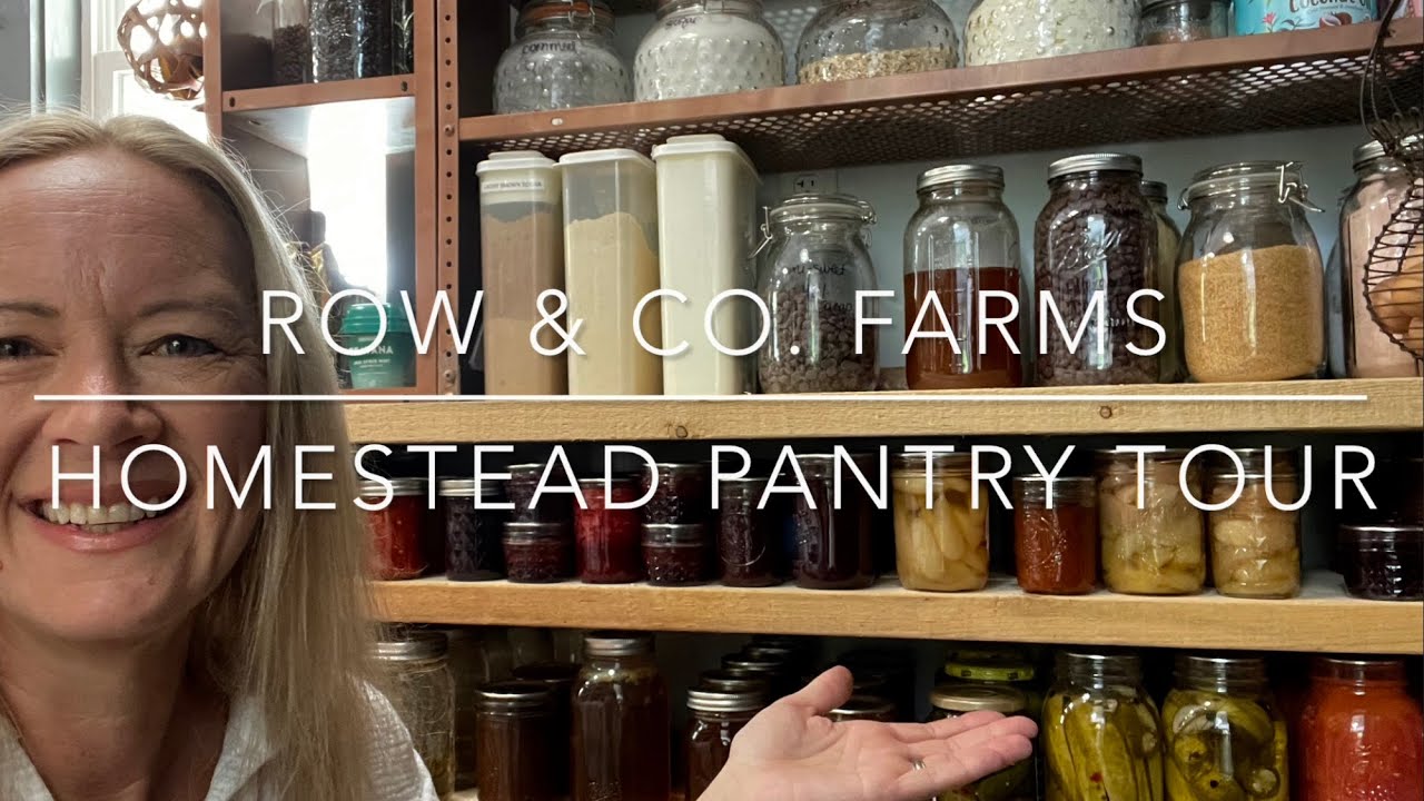 MASSIVE HOMESTEAD PANTRY TOUR!!! - YouTube
