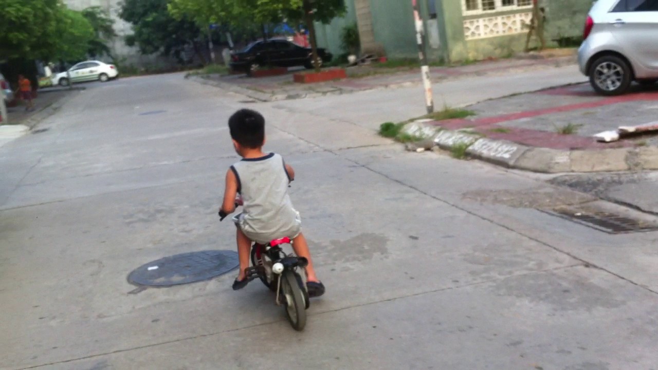 he can ride a bike - YouTube
