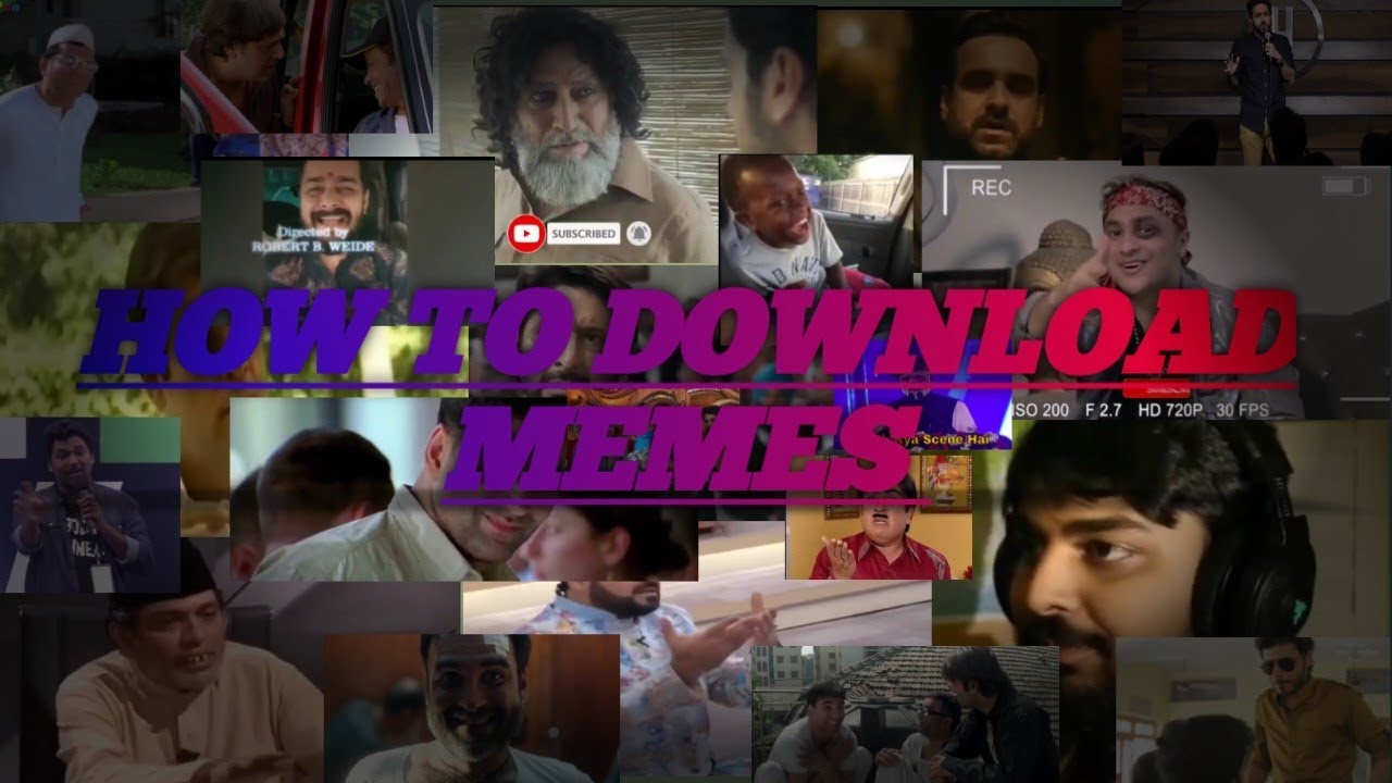 HOW TO DOWNLOAD MEMES VIDEO || Memes Ko download kaise karen (Memes ...