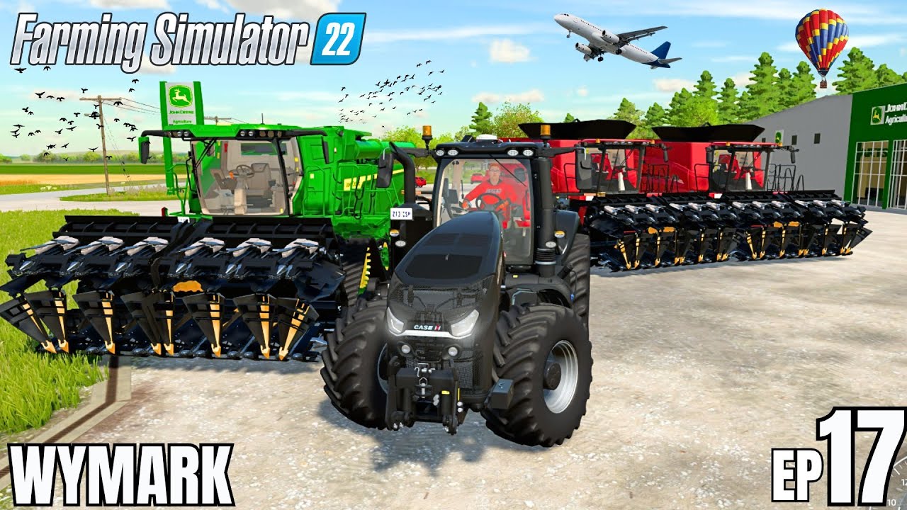 Farming Simulator 22 HARVESTING | FS 22 | wymark EP17Timelapse - YouTube