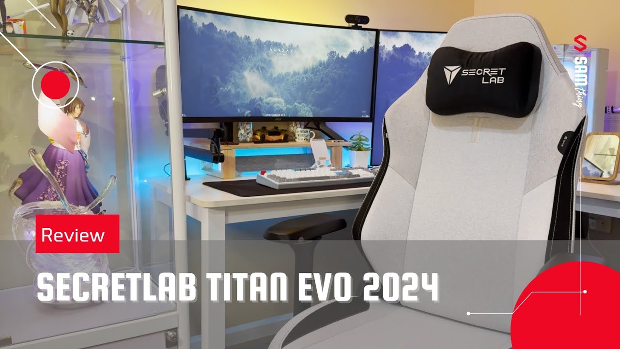 Secretlab Titan Evo 2022/2024 Arctic White - YouTube