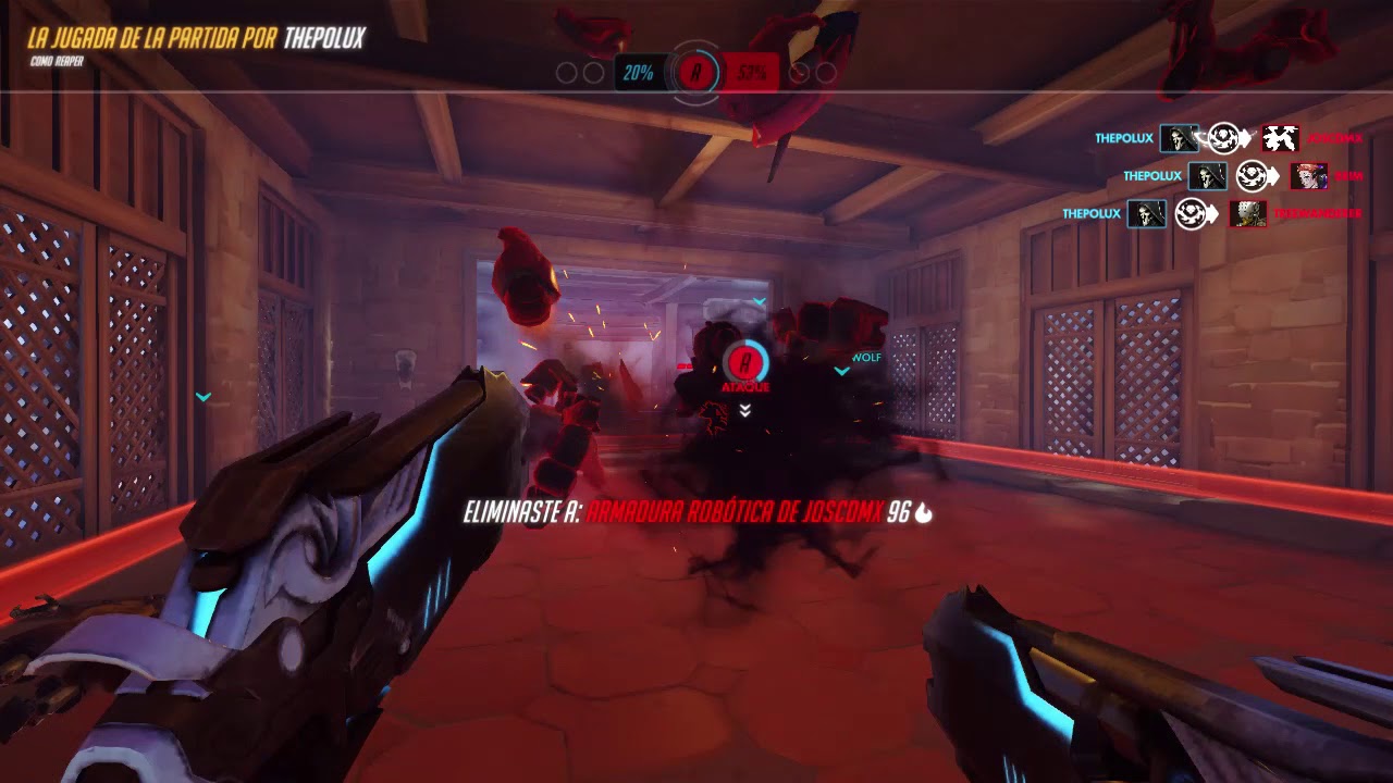 me marco la mejor jugada en overwatch - YouTube