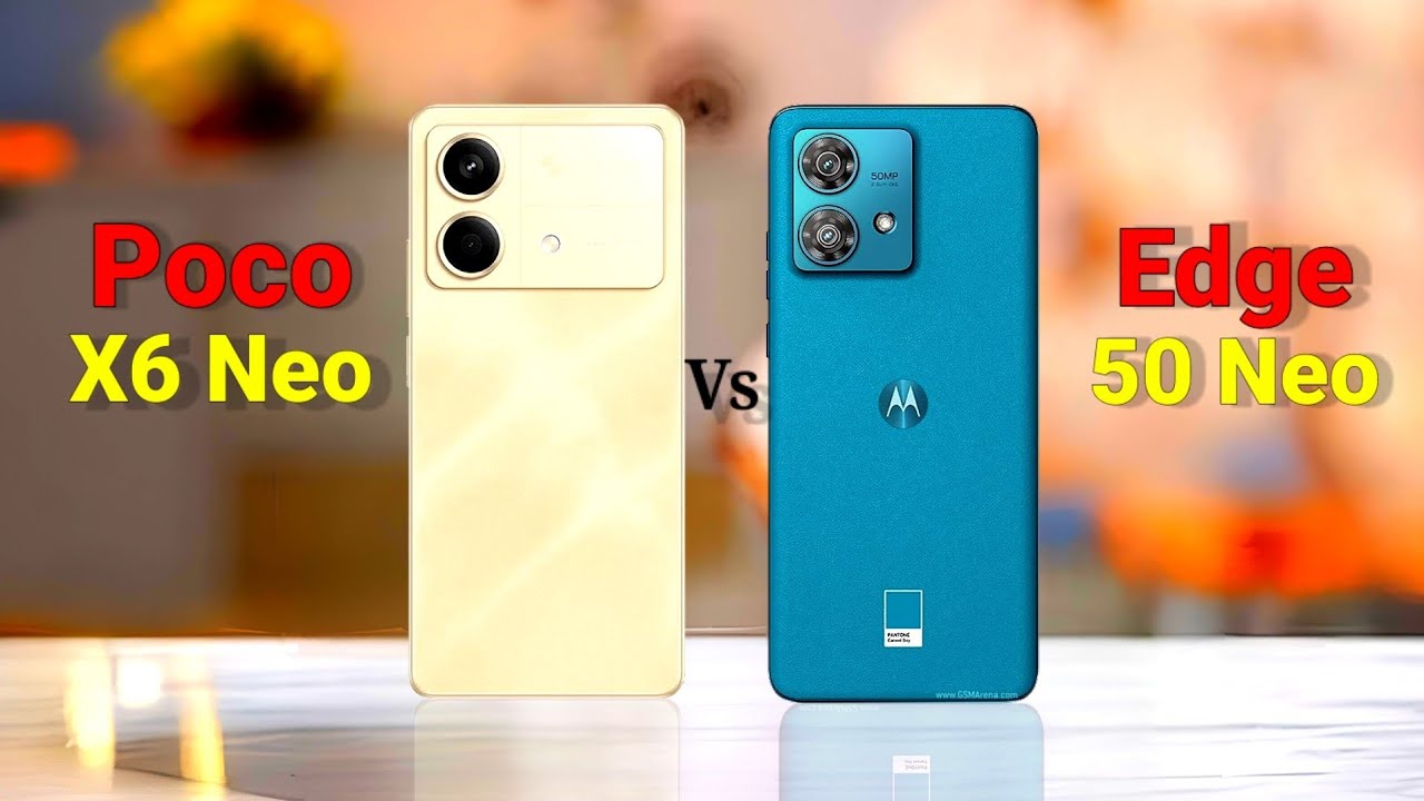 Poco X6 Neo 5G vs Motorola Edge 50 Neo 5G full comparison review - YouTube