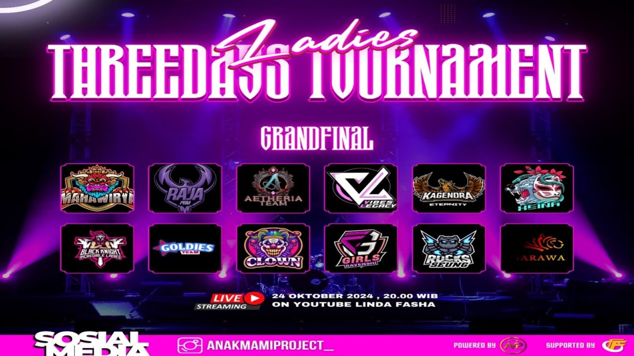 GRAND FINAL THREEDAYS LADIES ANAK MAMI PROJECT - YouTube