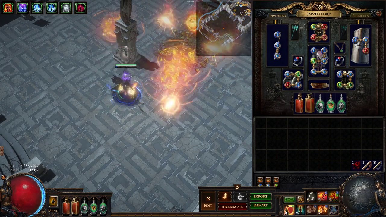 PoE Barrage support + Spellslinger - YouTube