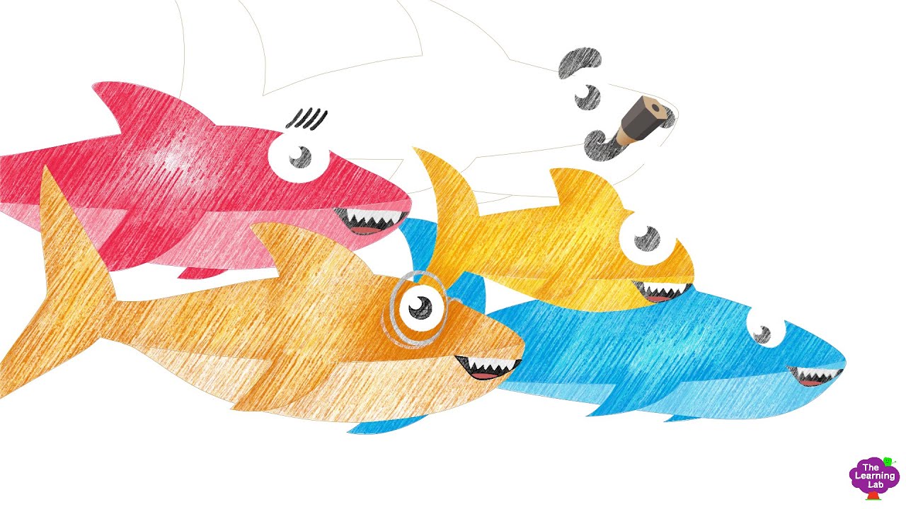 Baby Shark | Kids Song | Nursery Rhymes | Drawing Version - YouTube