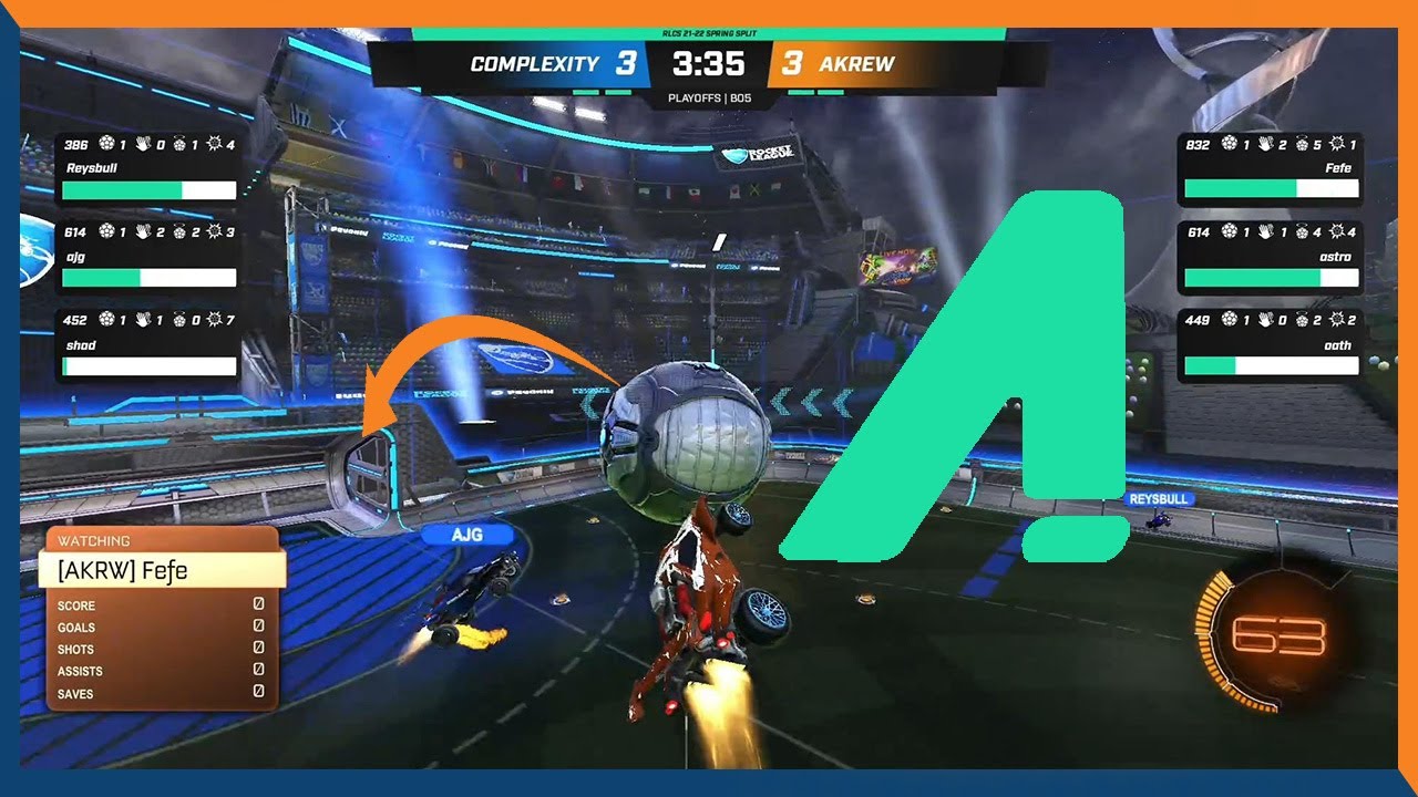 Fefe Akrew upper 90s for top 8 finish!! | RLCS NA Spring Event 1 | # ...