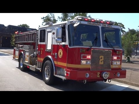 PFD Engine 2 & Ladder 3 Responding - YouTube