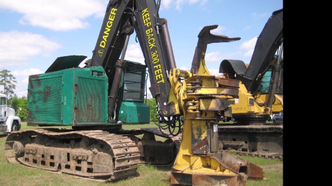Timberjack Feller Bunchers - YouTube