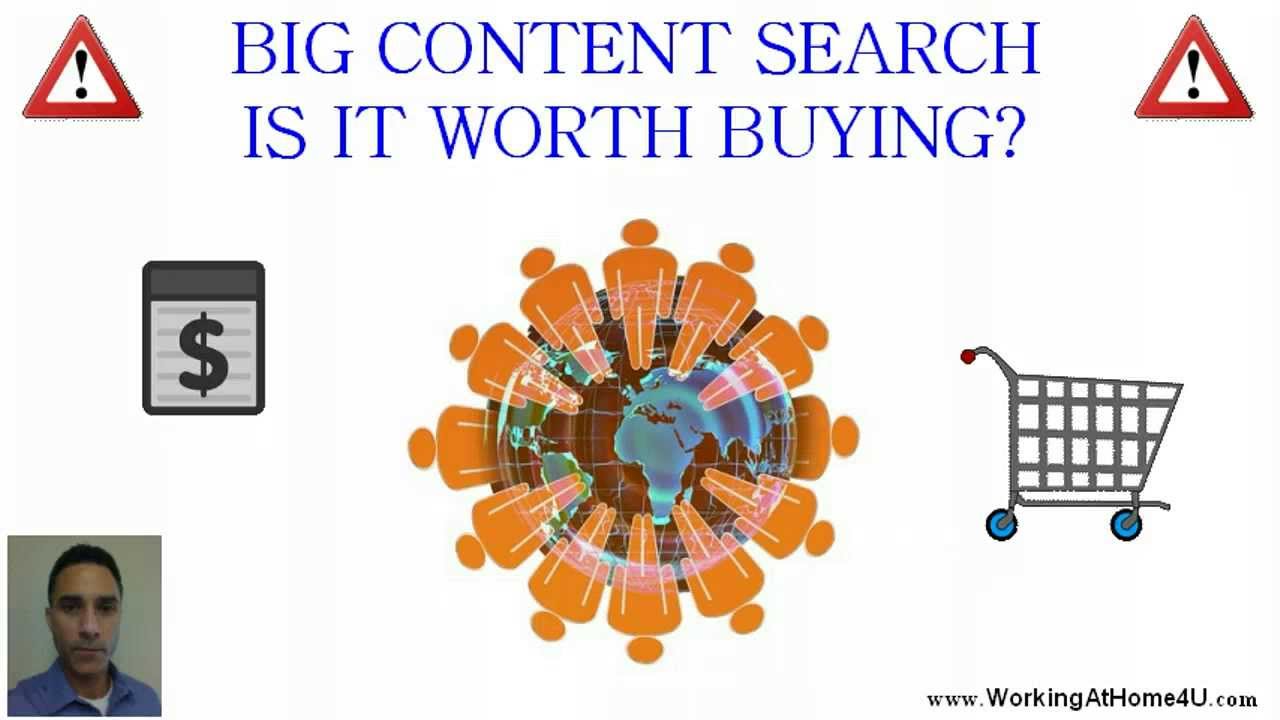 Big Content Search Review - Can Big Content Search Work for You? - YouTube