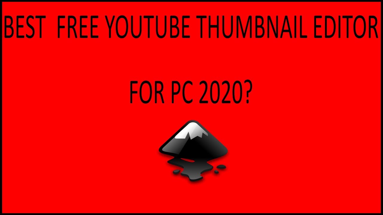 Best Free YouTube Thumbnail Editor for PC (Beginners) - YouTube