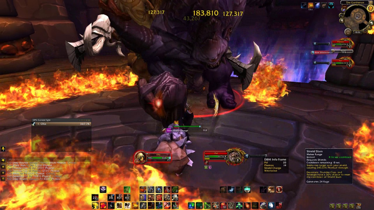 Twin Ogron Highmaul solo - YouTube