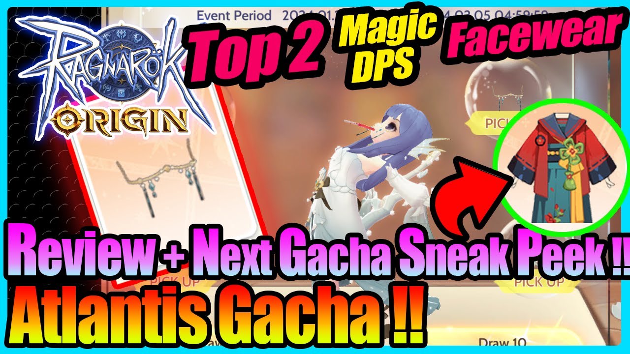 NEW Magic DPS FACE Effect EXPLAINED!! Atlantis Gacha Review + Next ...