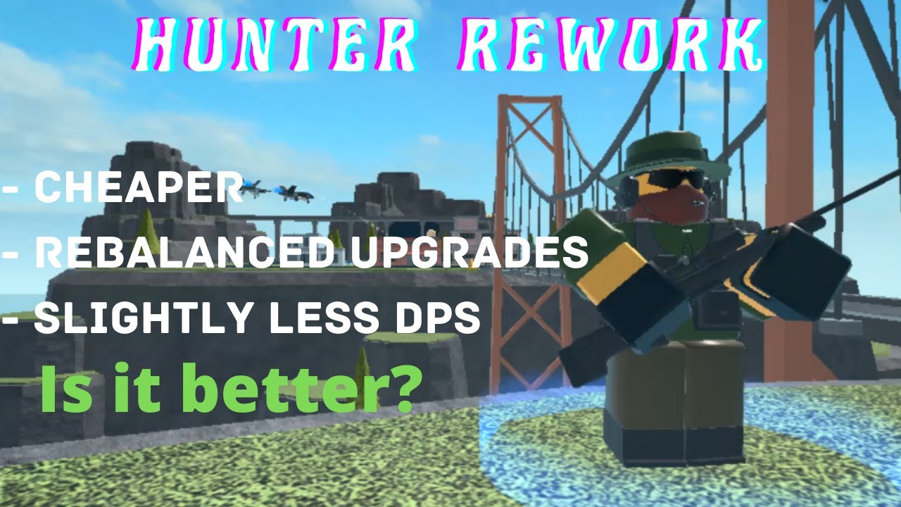 Hunter Rework Showcase - Tower Defense Simulator - YouTube