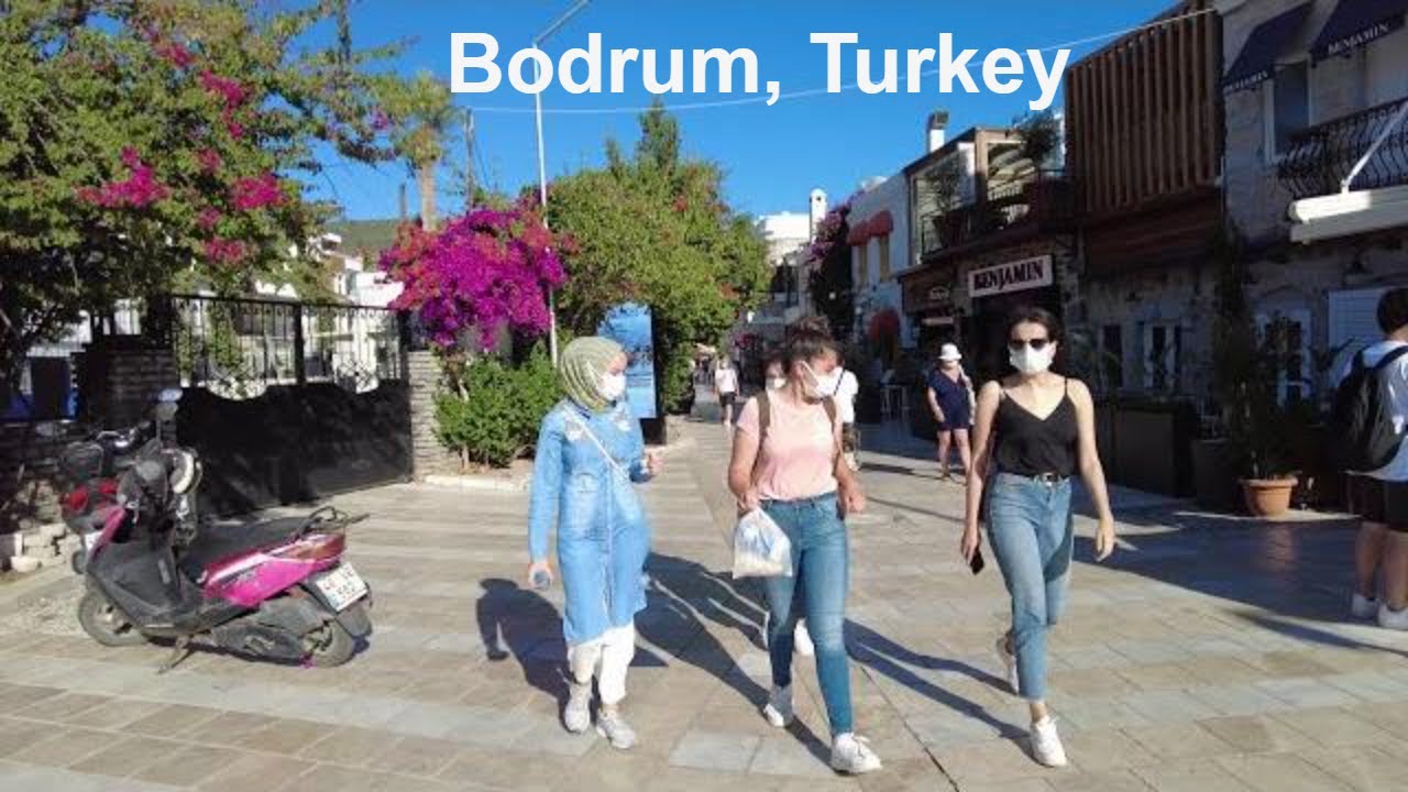 Walking in Bodrum's city center - YouTube