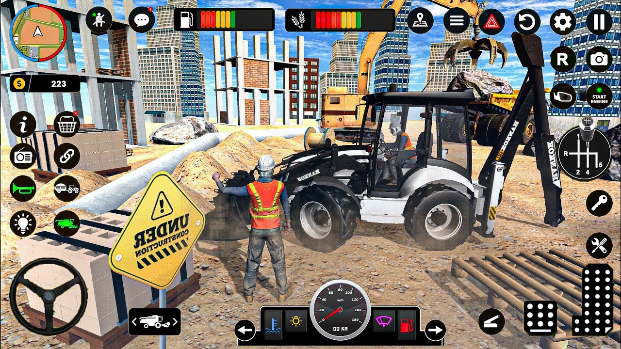 Real Construction Simulator | JCB Works | 4k :) - YouTube