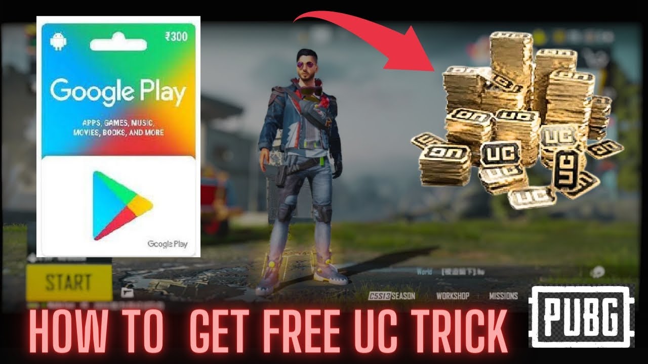 How To Get Free Uc In Pubg mobile | And Play Store Free Redeem Codes ...