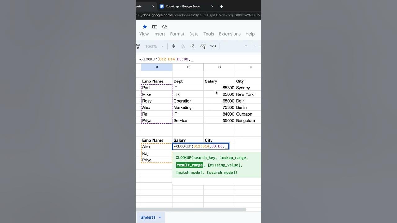 Master XLOOKUP in Excel: Boost Your Data Analysis Skills #xlookup #shorts - Mastering Excel S16 ...