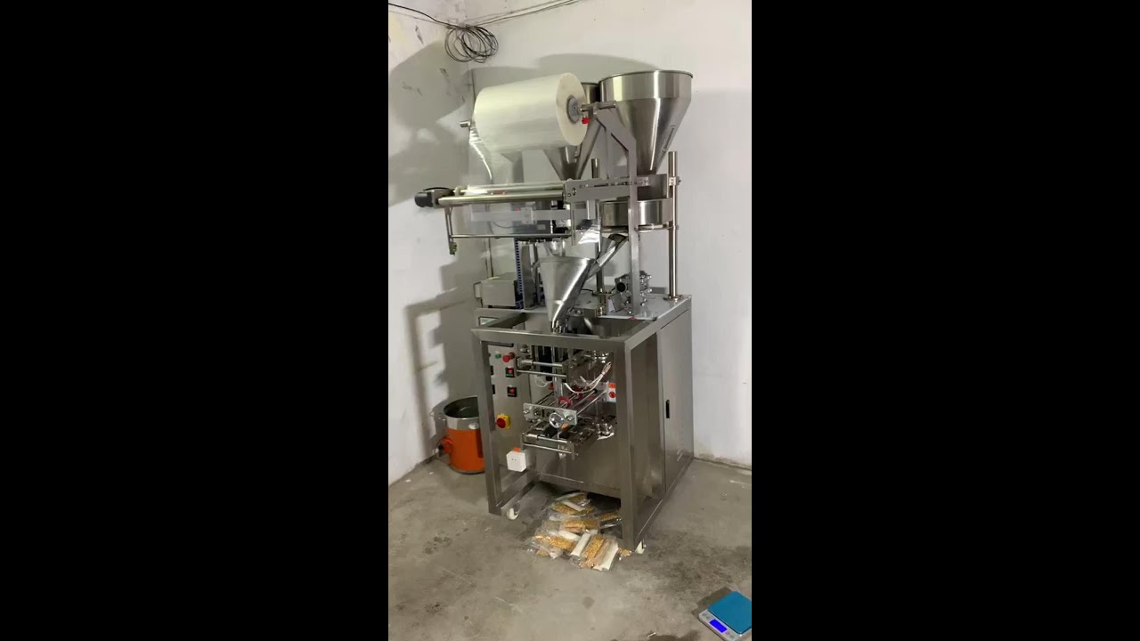 Measuring Cup Packaging Machine-Packaging Popcorn 3-in-1, Food ...